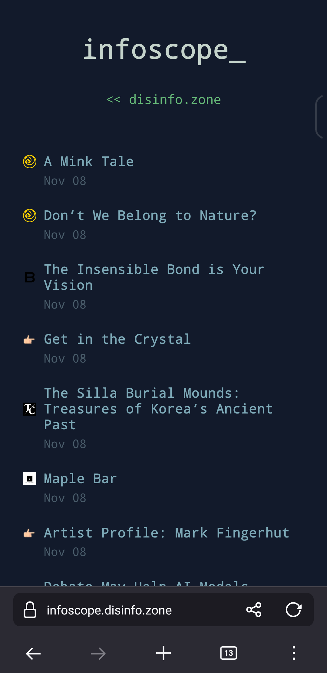 GitHub - disinfo-zone/infoscope: Infoscope is a minimalist public RSS ...